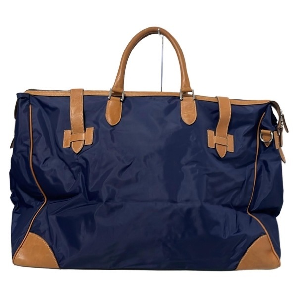 Yahoo!オークション - ハケット Hackett ボストンバッグ - レザー ネイ...