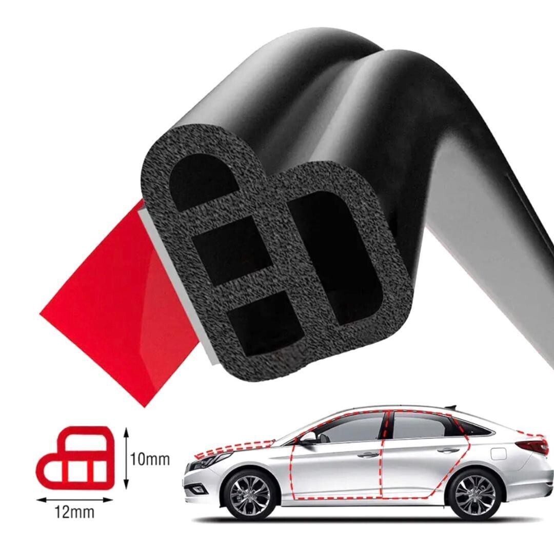 Yahoo!オークション - 汎用 車用 ドアモール L型 10m 風切り音 防止テ...