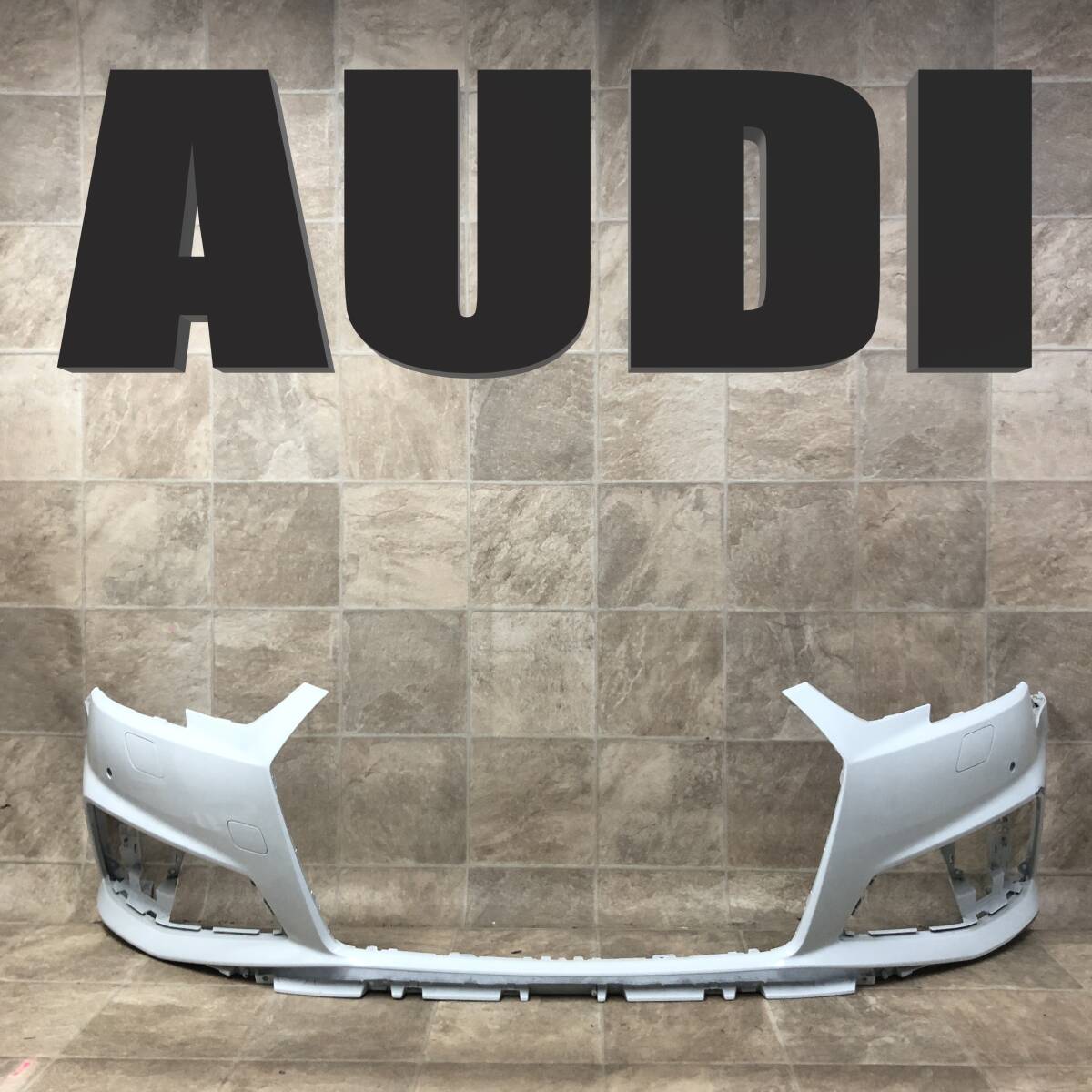 Yahoo!オークション - D9-351/A4/B9系アウディ純正フロントバンパー8W0...