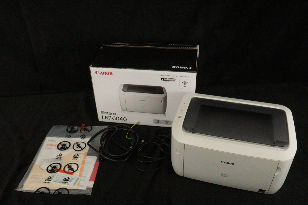 Yahoo!オークション - 【動作OK】canon LBP6040 キヤノン A4モノクロ...