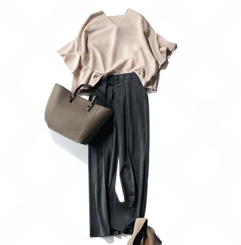 Yahoo!オークション - 秋のエレガントセットアップ ジャジーニットTOPV...