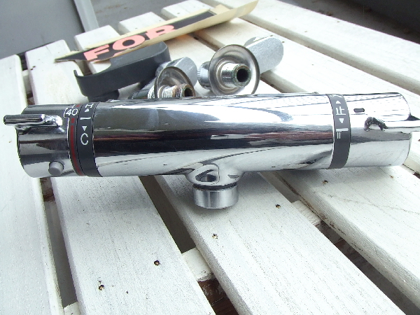 Yahoo!オークション - 中古 KVK サーモスタット付シャワーバス水栓KF80...