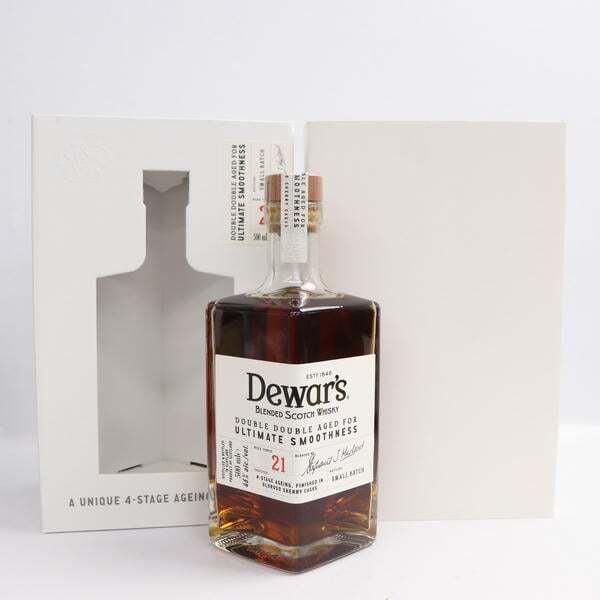 Yahoo!オークション - 1円~Dewars（デュワーズ）21年 ダブル ダブル 46...