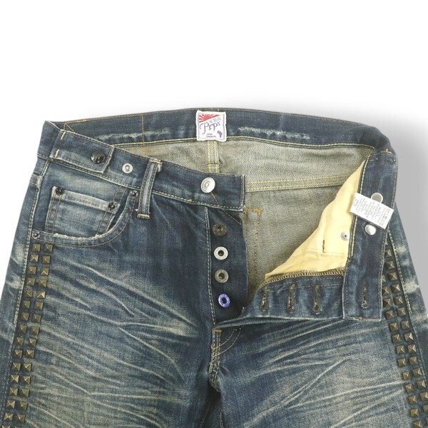 Yahoo!オークション - 美品 Prps 紫製品 国産良質 濃紺 ヴィンテージ加...