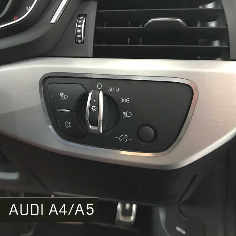 Yahoo!オークション - AUDI A4(8W)/A5(F5) ライトスイッチリング/Hシル...