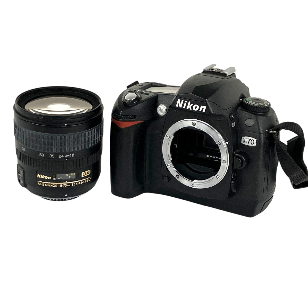 Yahoo!オークション - Nikon D70 カメラ ボディ AF-S NIKKOR 18-70mm 1...