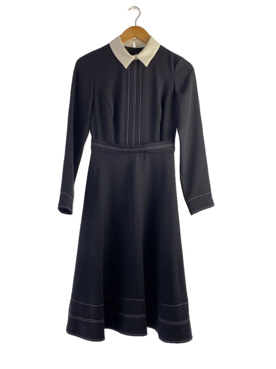 Yahoo!オークション - Sov. 長袖ワンピース/36/ポリエステル/NVY/0501-...