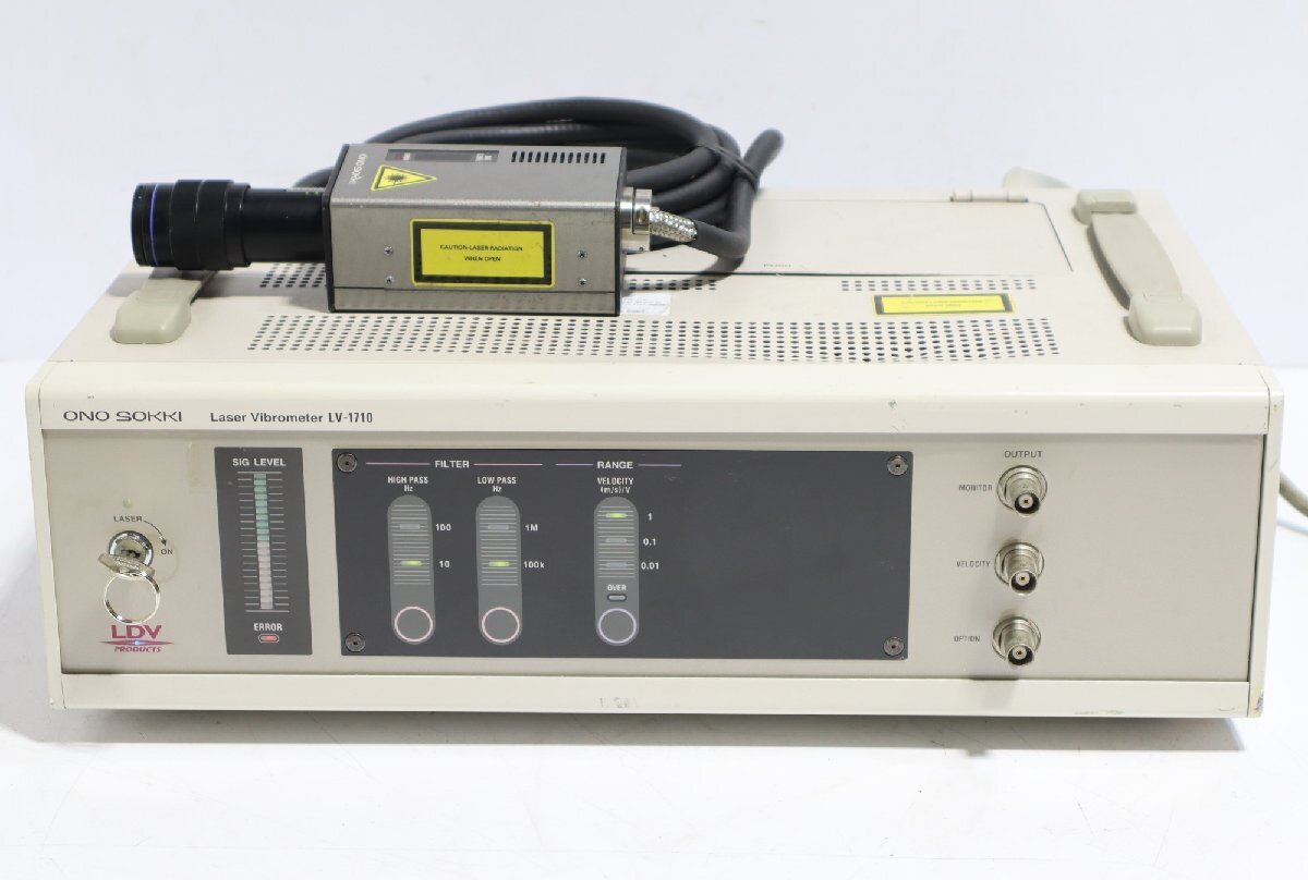 Yahoo!オークション - ONO SOKKI 小野測器 LV-1710 Laser Vibrometer ...