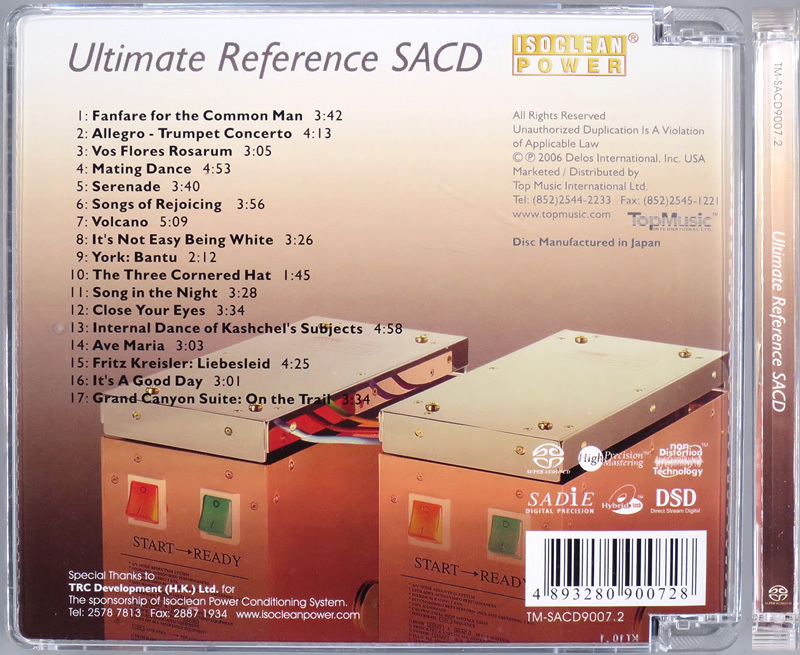 Yahoo!オークション - (Hybrid SACD) 『Isoclean Power Ultimate Refer...