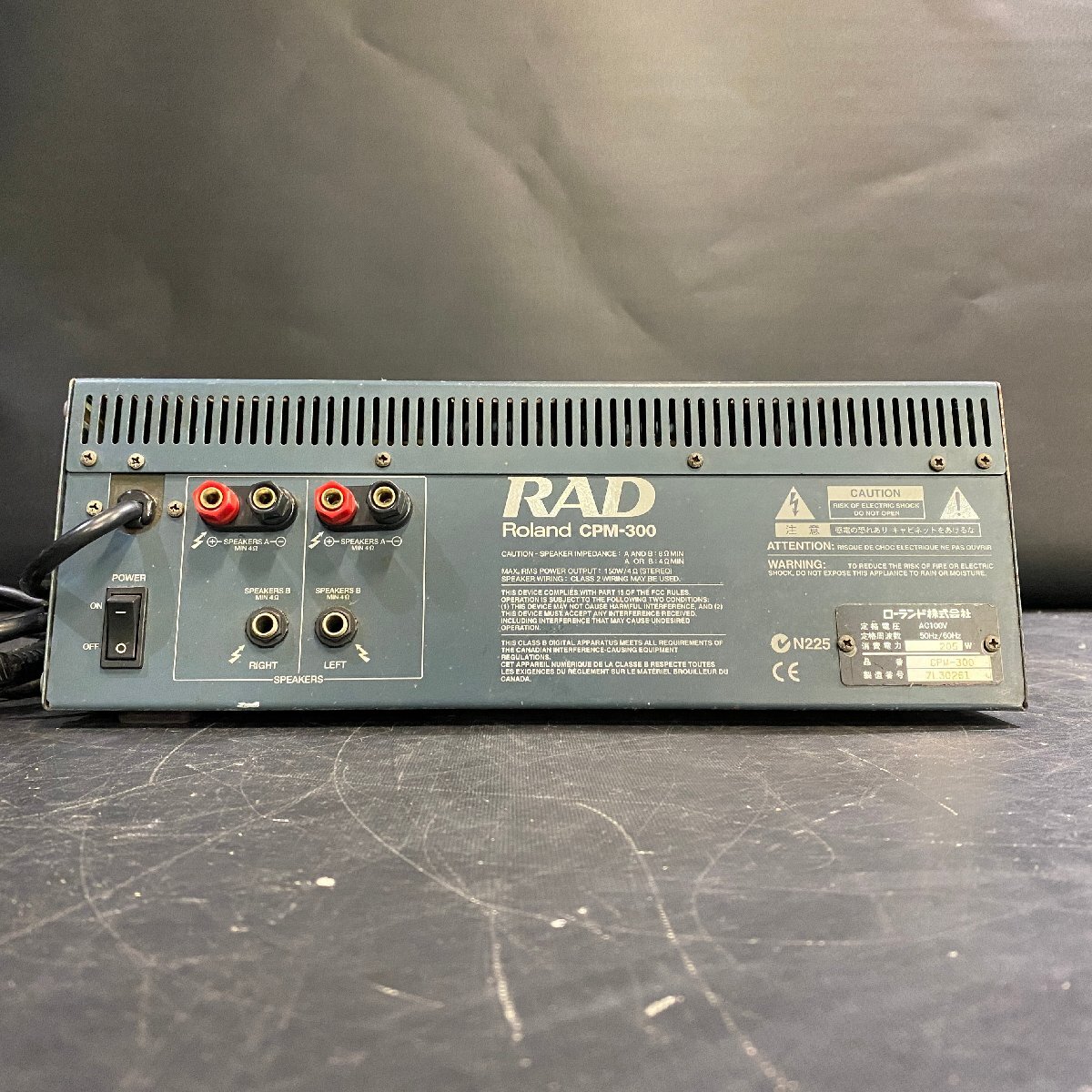 Yahoo!オークション - 【 J 】203 Roland CPM-300 パワードミキサー ロ...