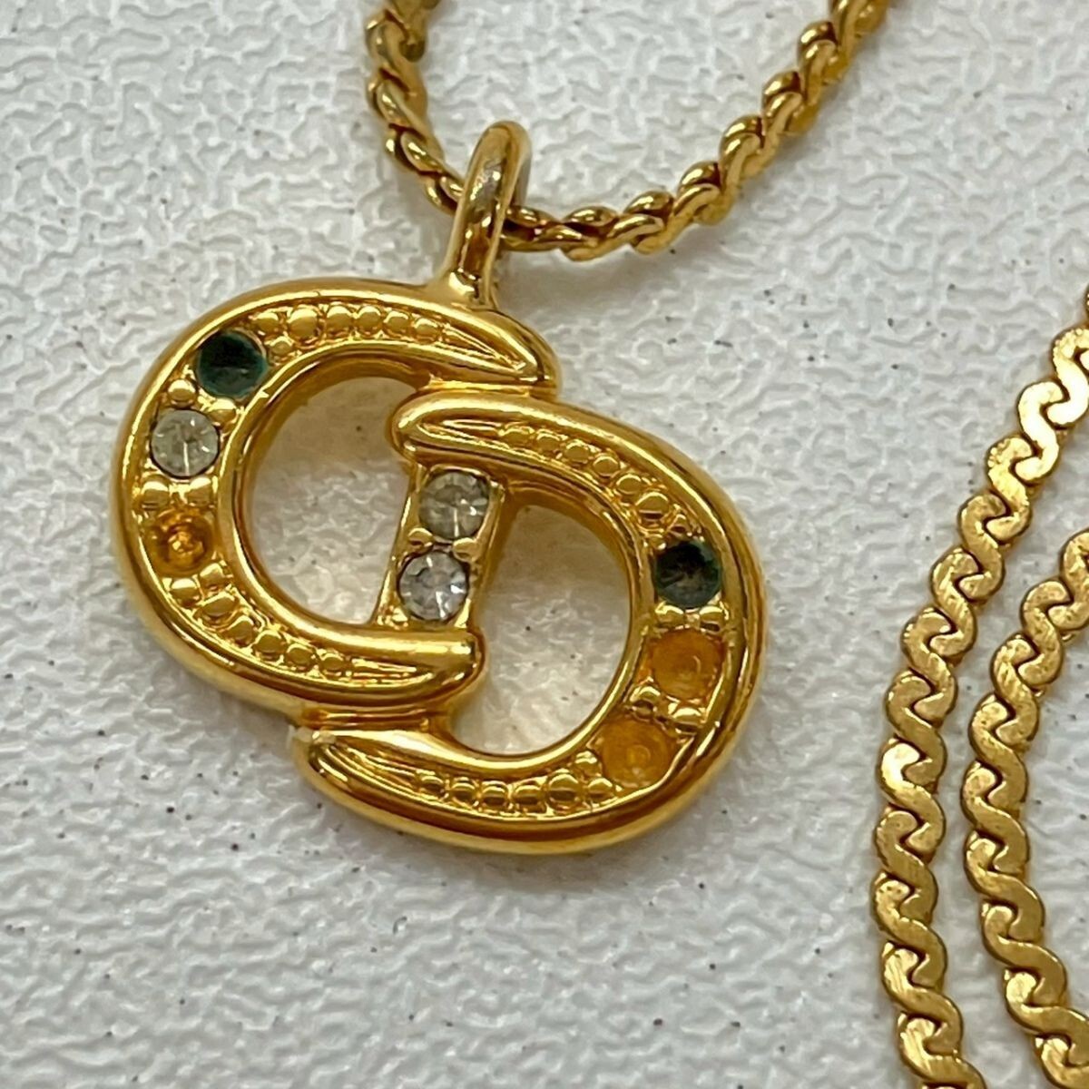 Yahoo!オークション - M147-K32-6185 Christian Dior クリスチャン・デ...