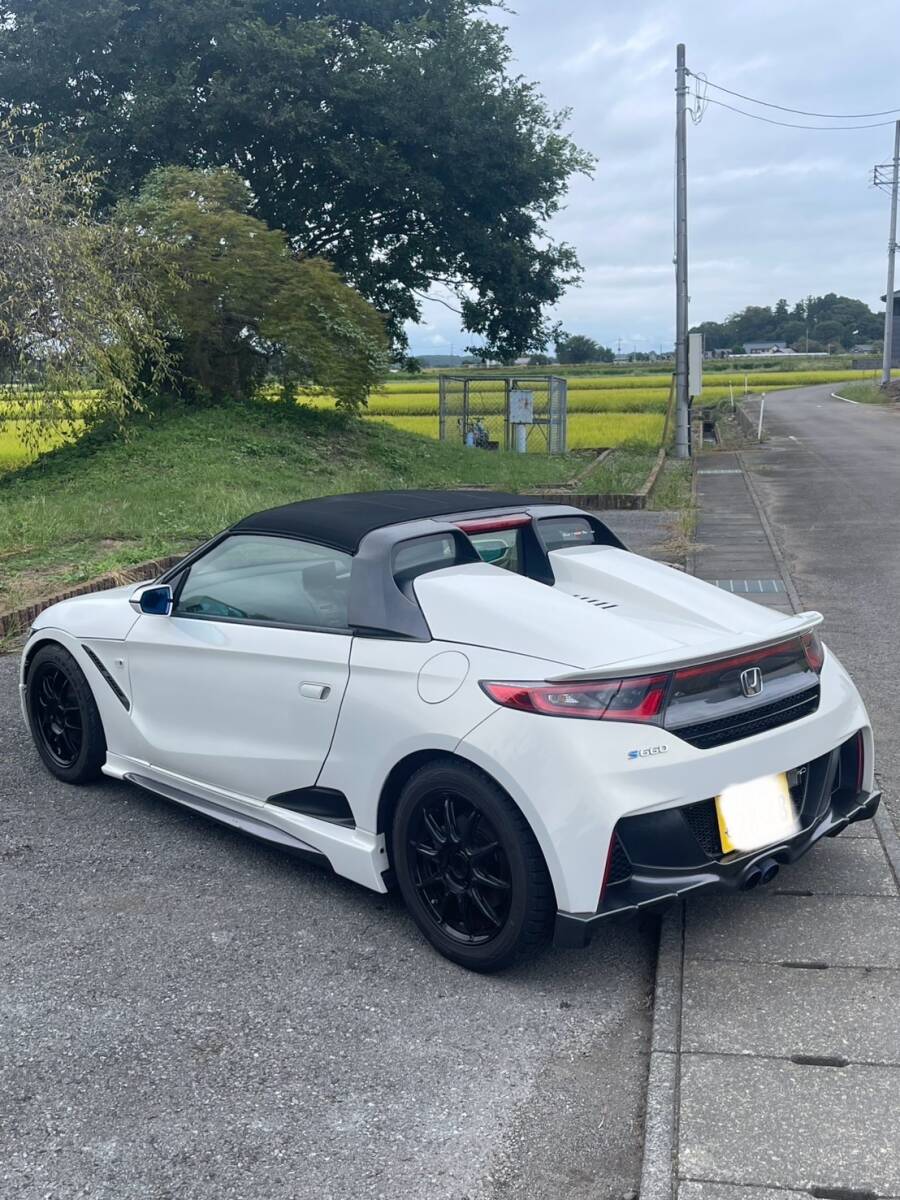 Yahoo!オークション - 平成28年S660 6速MT カスタムパーツ多数 走行7 ...