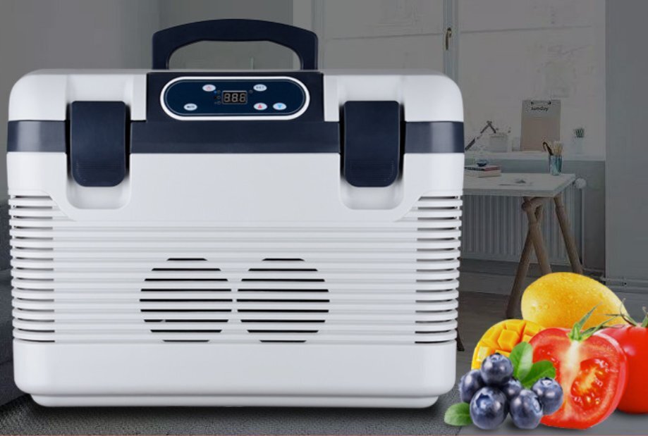 Yahoo!オークション - 車載冷蔵庫 19L ポータブル冷蔵庫 -10℃～+65℃...