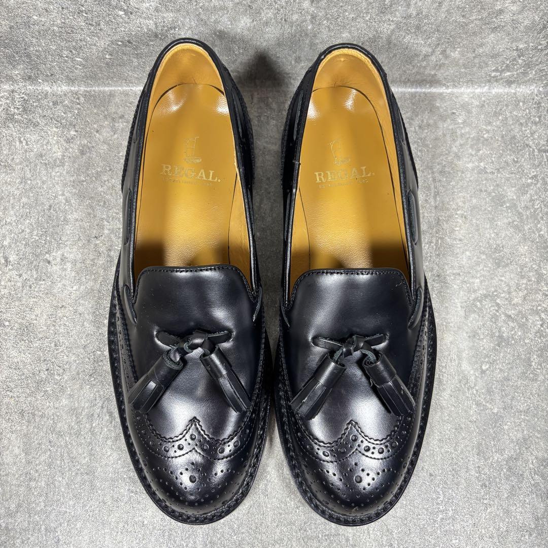 Yahoo!オークション - 【新品未使用】REGAL タッセルローファー 24 J64...