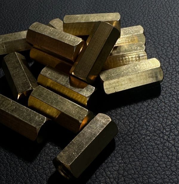 Yahoo!オークション - Z1 Z2 マフラーナット 真鍮製 M8 1.25 対辺10mm ...