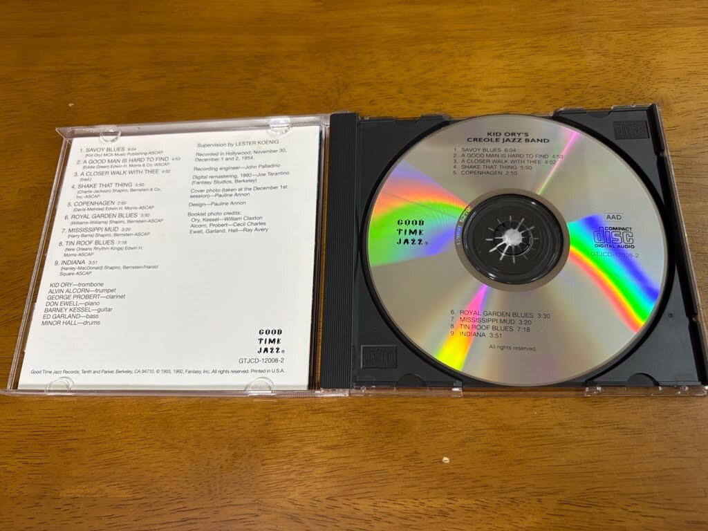 Yahoo!オークション - K7/CD キッド・オリー KID ORY'S CREOLE JAZZ BA...