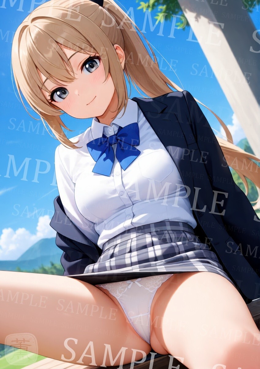 Yahoo!オークション - 8079【かおる】パンチラ オリジナル A4 アート ...