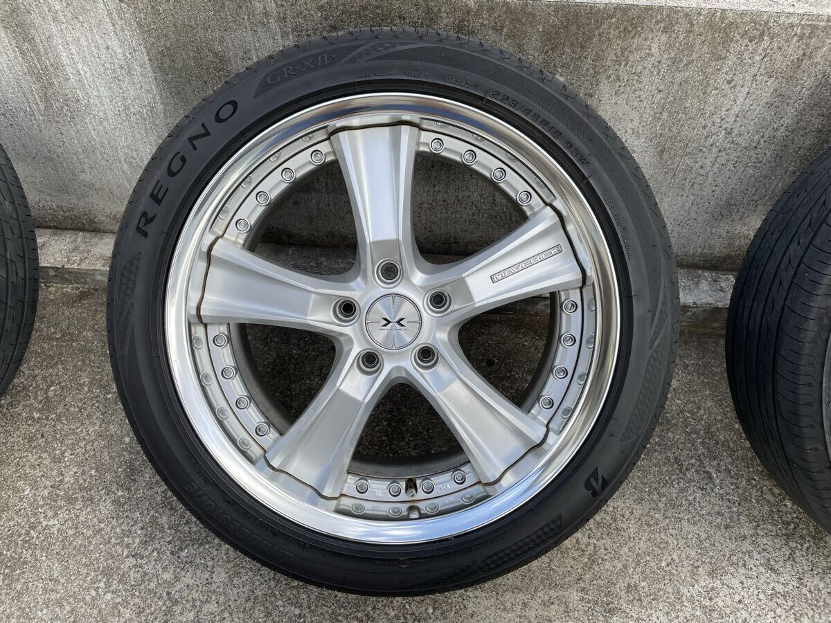 Yahoo!オークション - 最終値引き weds マーベリック005s レグノGR-XⅡ...