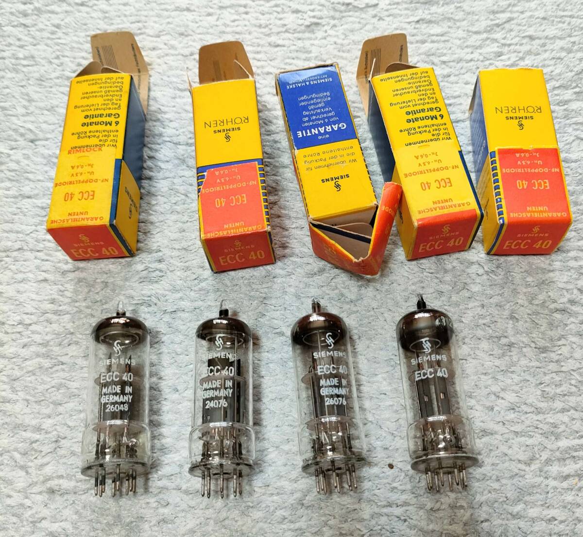 Yahoo!オークション - SIEMENS ECC40 ×5本（未使用品 右端は未開封）...