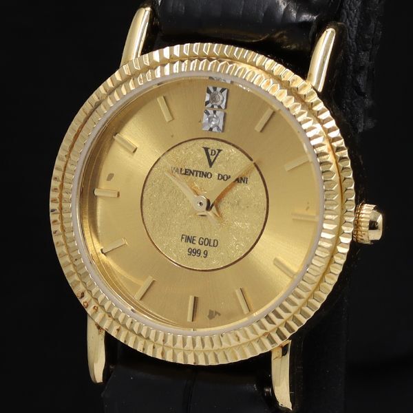 Yahoo!オークション - 稼働 バレンチノドマーニ VD-1023 石付 FINEGOLD...