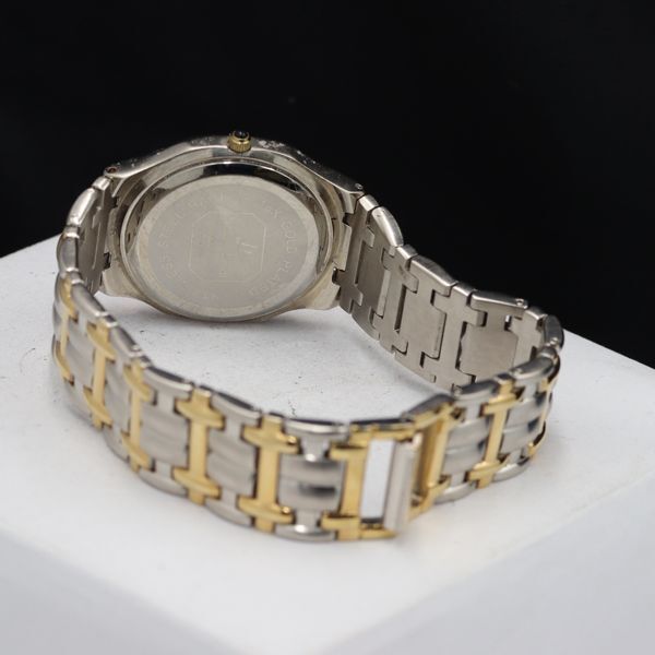 Yahoo!オークション - 稼働 Jacques Lendl K18 JL-010 石付 QZ ブルー...