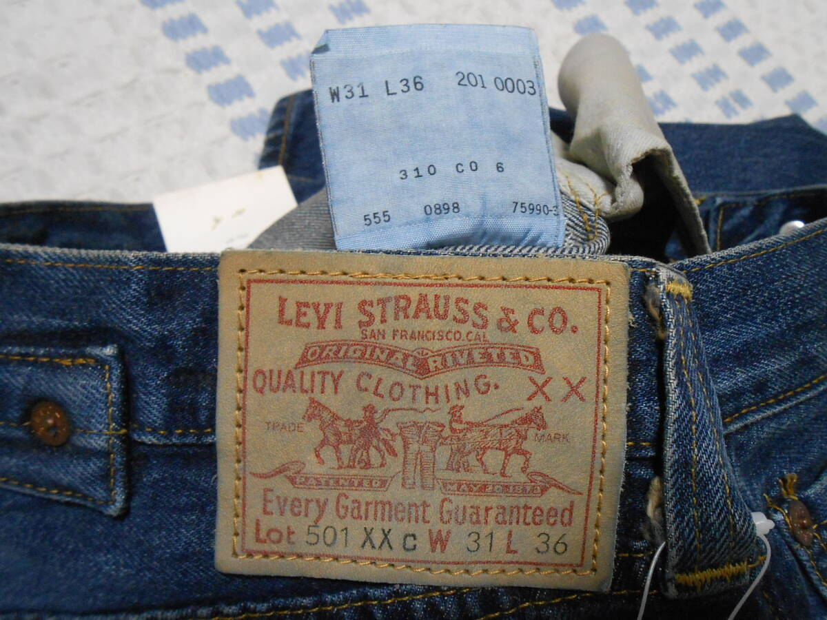 Yahoo!オークション - デッド 米国製 リーバイス 37年モデル 501XXc W...