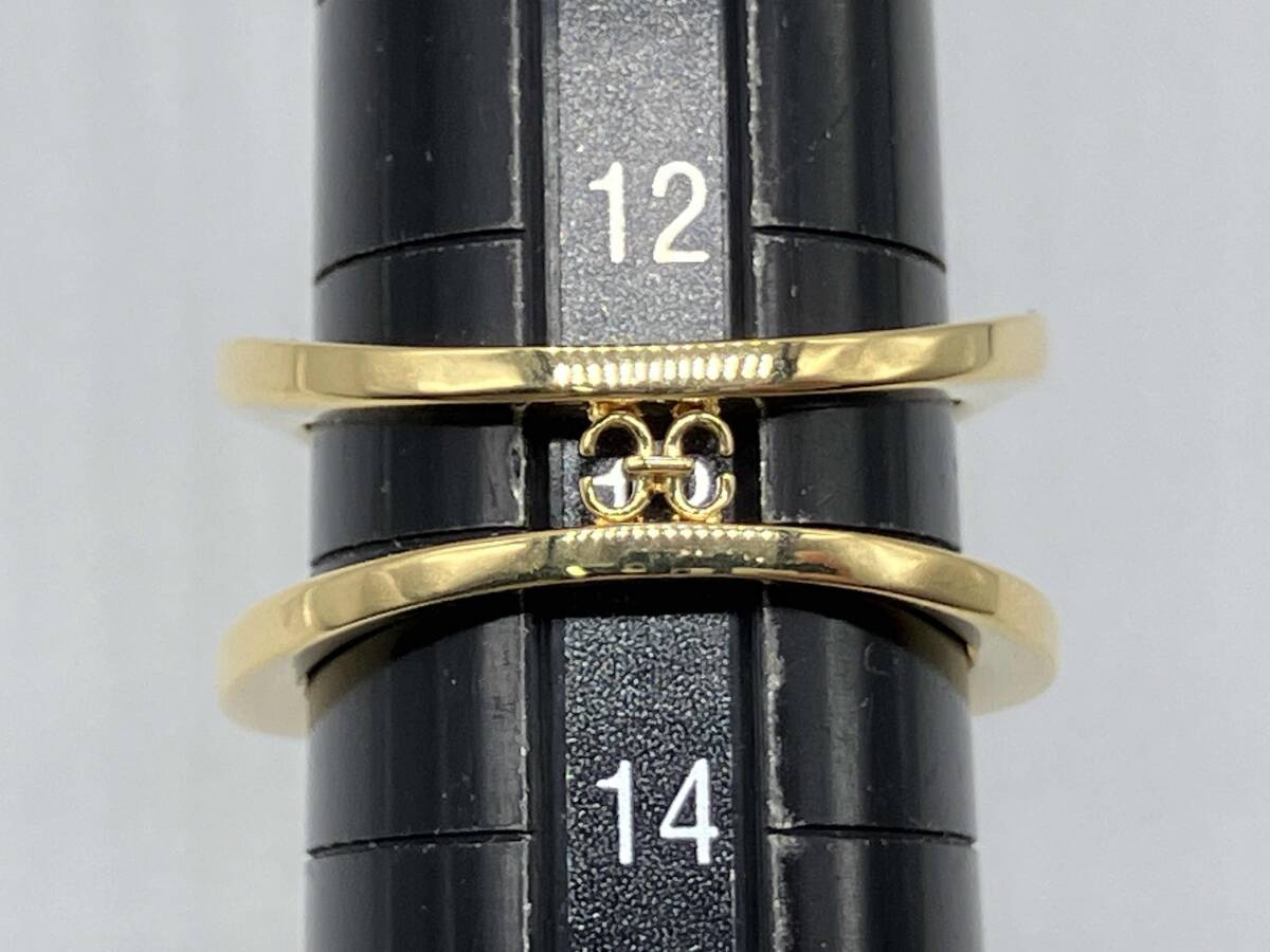 Yahoo!オークション - HELICALCHORD／K18／13号リング／9.0g