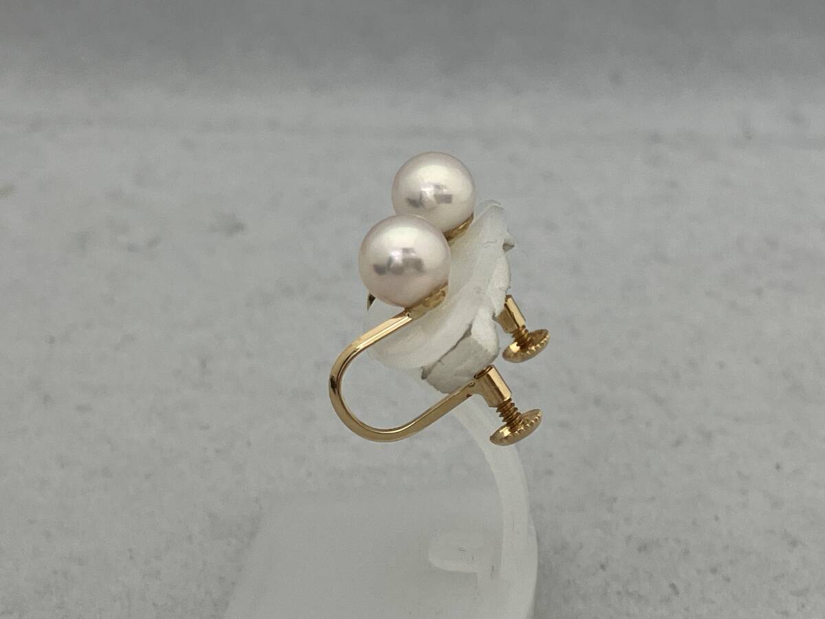 Yahoo!オークション - K18 イヤリング 2.1g パールモチーフ 金具のみK1...