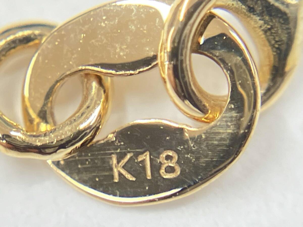 Yahoo!オークション - K18 42cm 総重量1.3g デザインネックレス