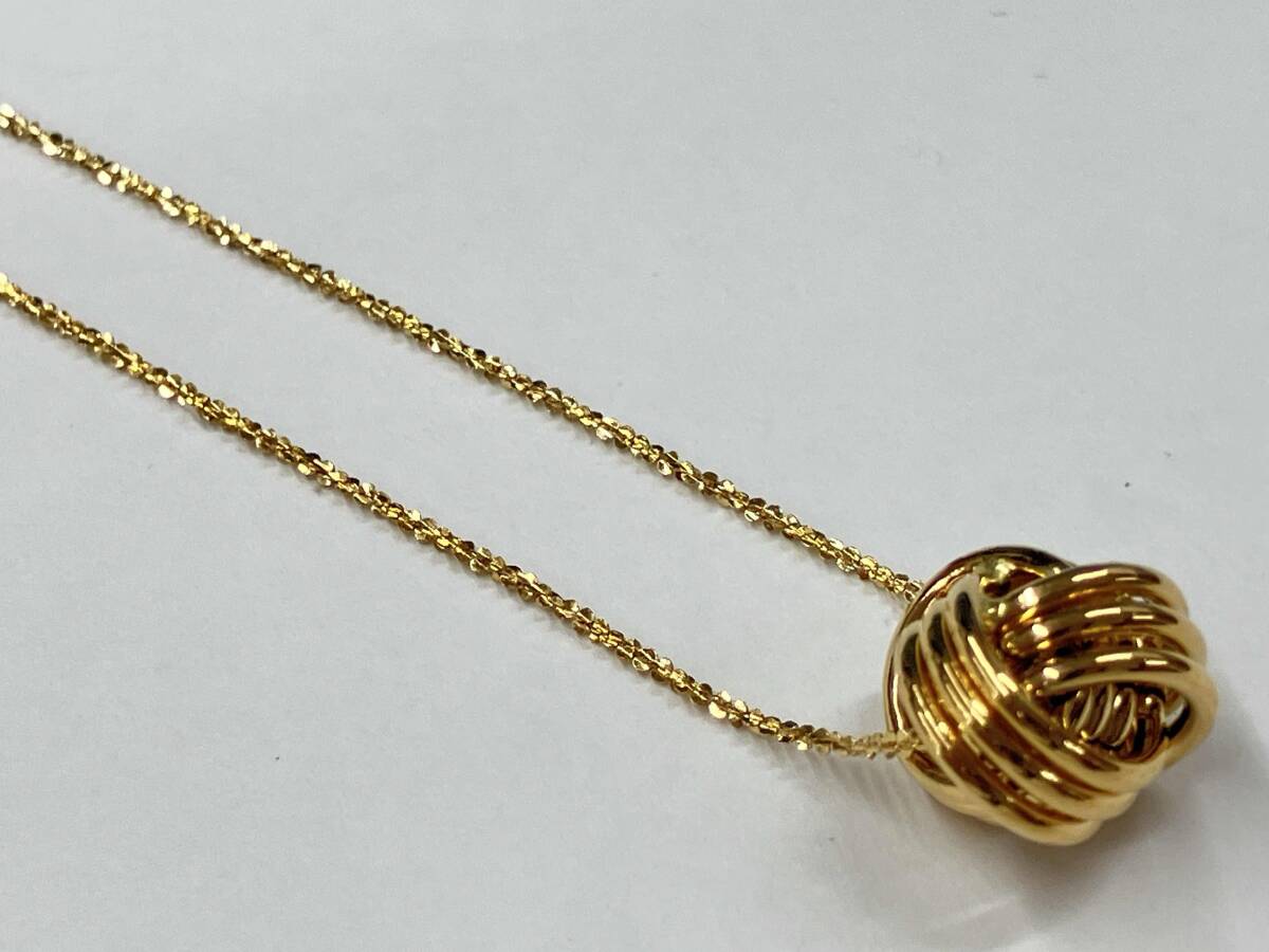 Yahoo!オークション - K18 42cm 総重量1.3g デザインネックレス