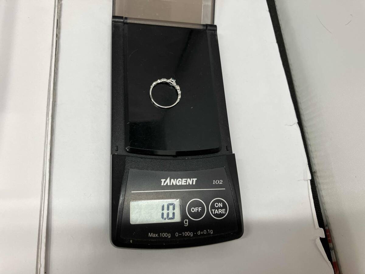 Yahoo!オークション - 【新品仕上げ済】 K10WG カラーストーン（青色石...