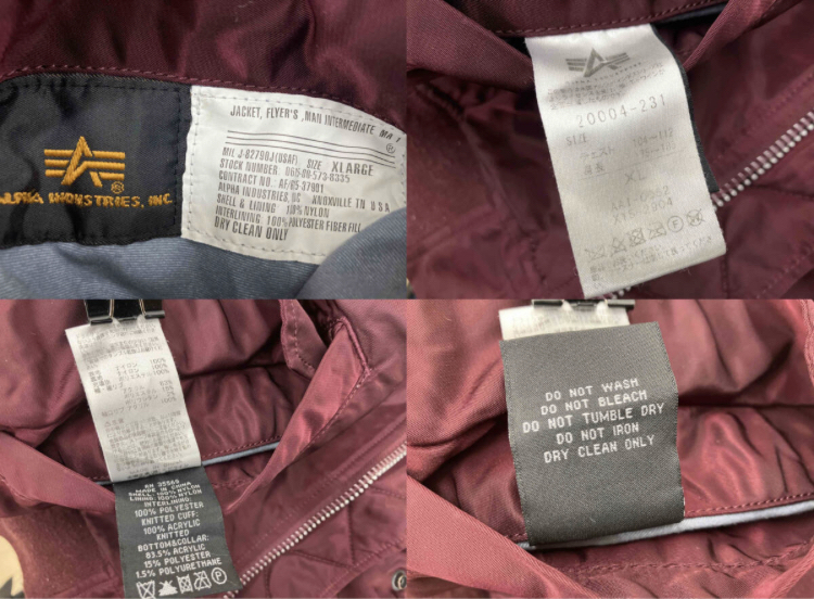 Yahoo!オークション - ALPHA／MA1／フライトジャケット／XLサイズ／え...