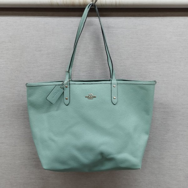 Yahoo!オークション - G370 COACH コーチ リバーシブル トート バッグ ...