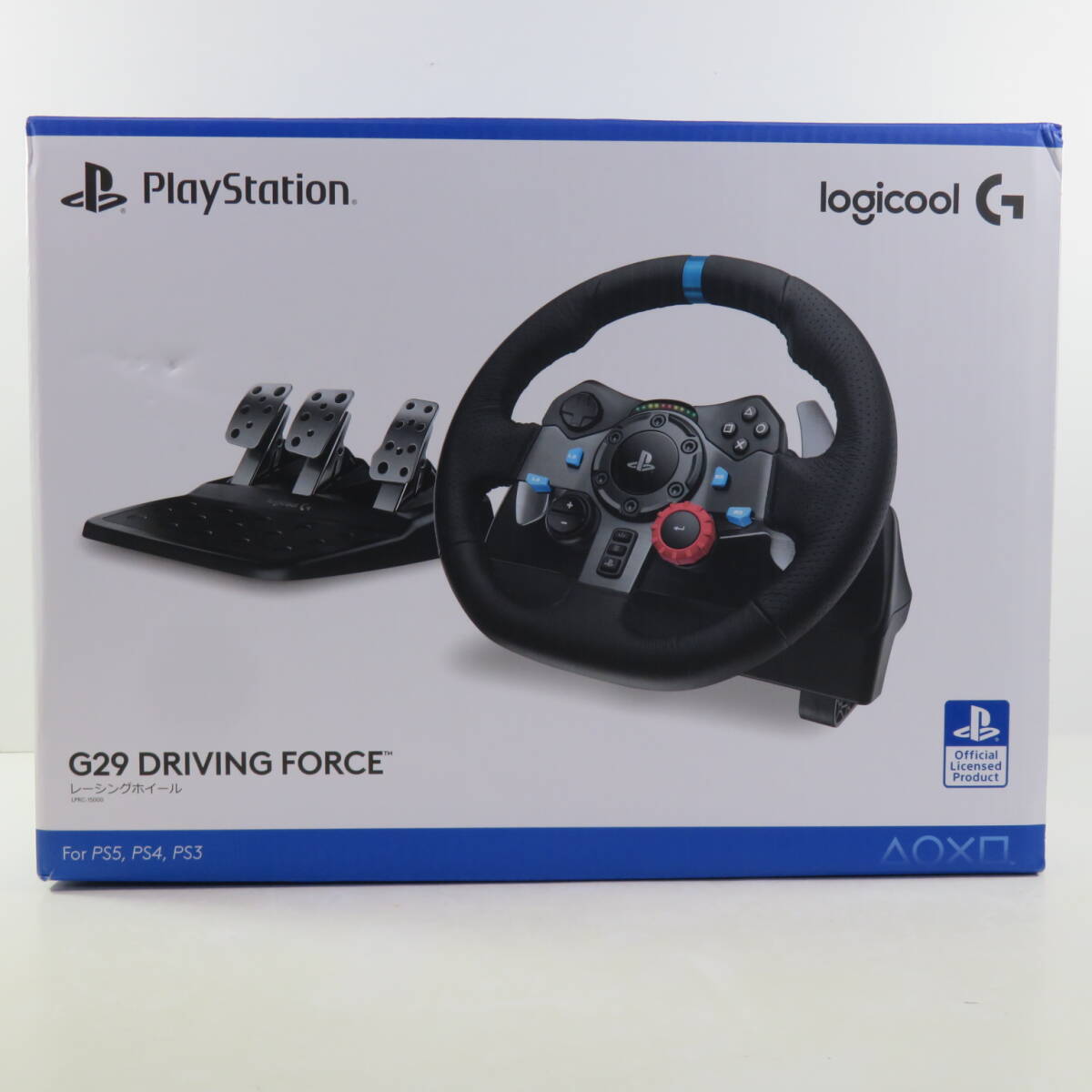 Logicool G ロジクール G ハンコン ステアリングコントローラー G29 PS5 PS4 PC レーシング ハンドル ドライビングフォース LPRC-15000(中古)のオークション落札情報