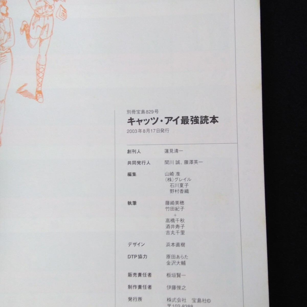 Yahoo!オークション - u703 キャッツ・アイ 最強読本 別冊宝島 宝島社