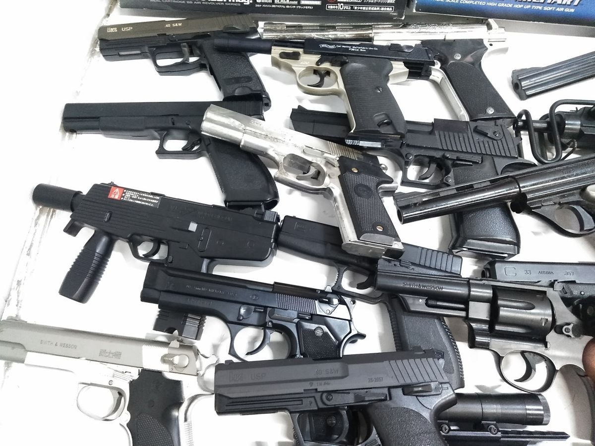 Yahoo!オークション - 未確認 ジャンク エアガン 大量まとめ 64丁セッ...