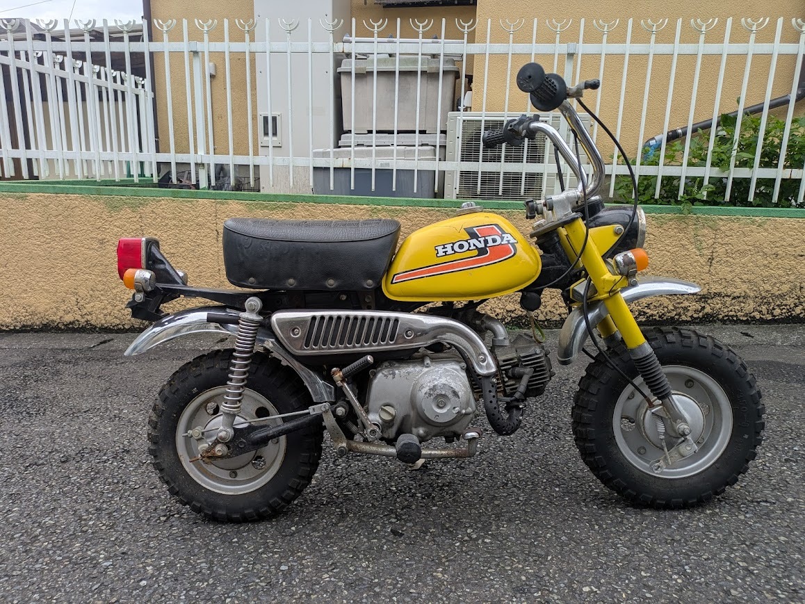 Yahoo!オークション - 説明文必読 ホンダ モンキー 4L Z50J レストアベ...