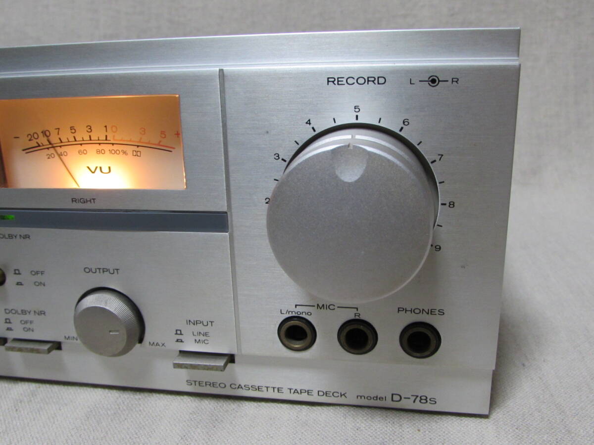 Yahoo!オークション - Lo-D ローディ カセットデッキ D-78s 動作品