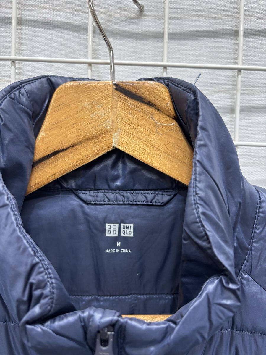 Yahoo!オークション - [UNIQLO]ユニクロ ダウンジャケット ネイビー ...