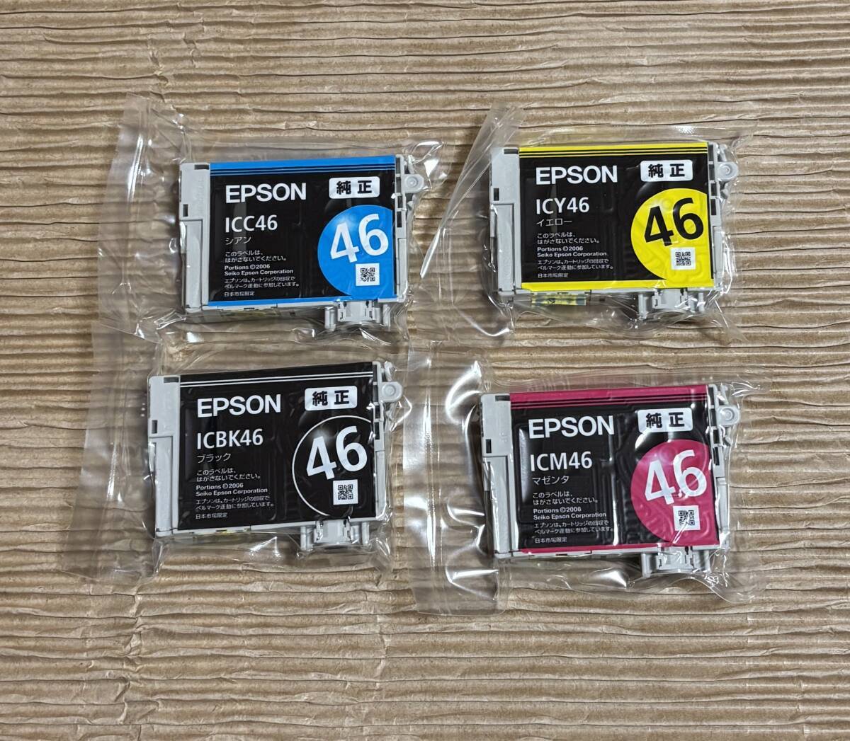 Yahoo!オークション - EPSON純正インクカートリッジ IC4CL46 サッカー...
