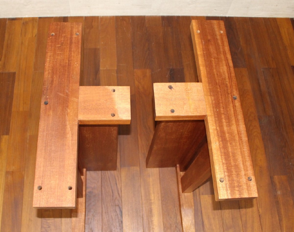 Yahoo!オークション - アフリカンマホガニー材 テーブル脚 v1_290 DIY...