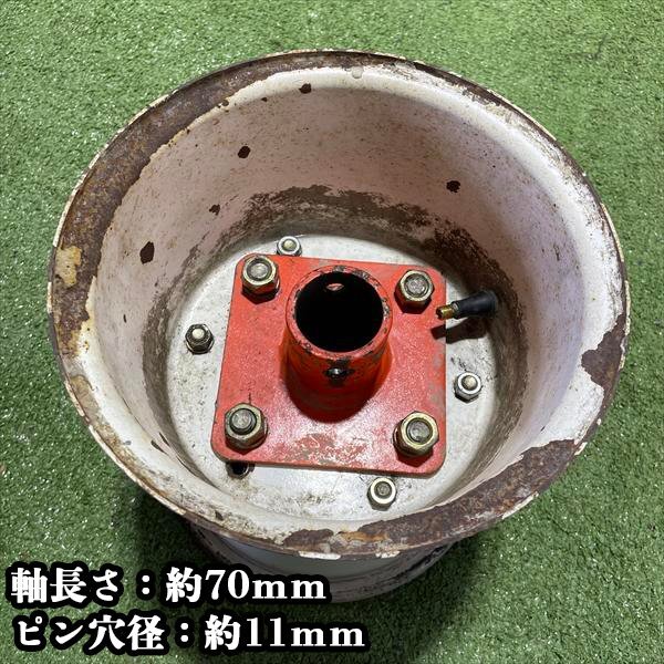 Yahoo!オークション - ホイール ハブ付き 丸軸 ヤンマー YG6より取外し...