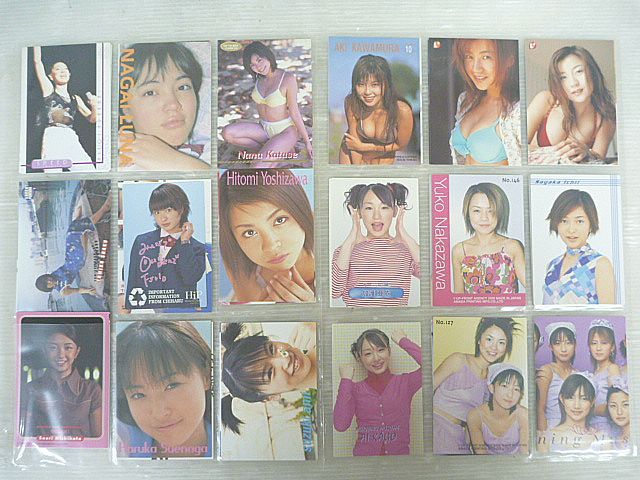 Yahoo!オークション - T418 現状品 タレント グッズ カード 約180枚 大...