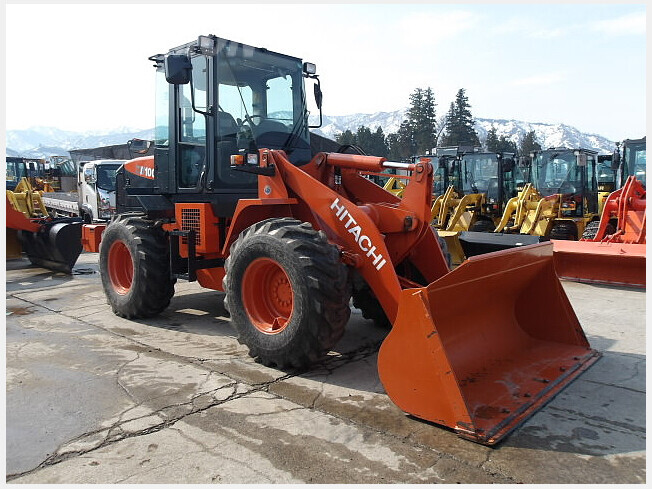 Yahoo!オークション - タイヤショベル(ホイールローダー) 日立建機 ZW1...