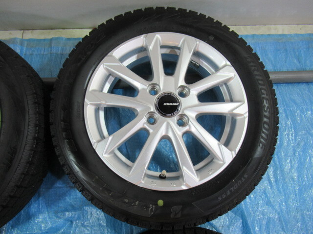 Yahoo!オークション - 美品 KOSEI 14-4.5J 4H/100 ET45 + 冬タイヤ VRX...