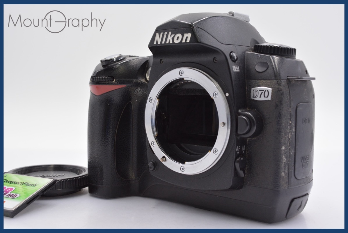 Yahoo!オークション - 特別特価 ニコン Nikon D70 前キャップ付 同梱...