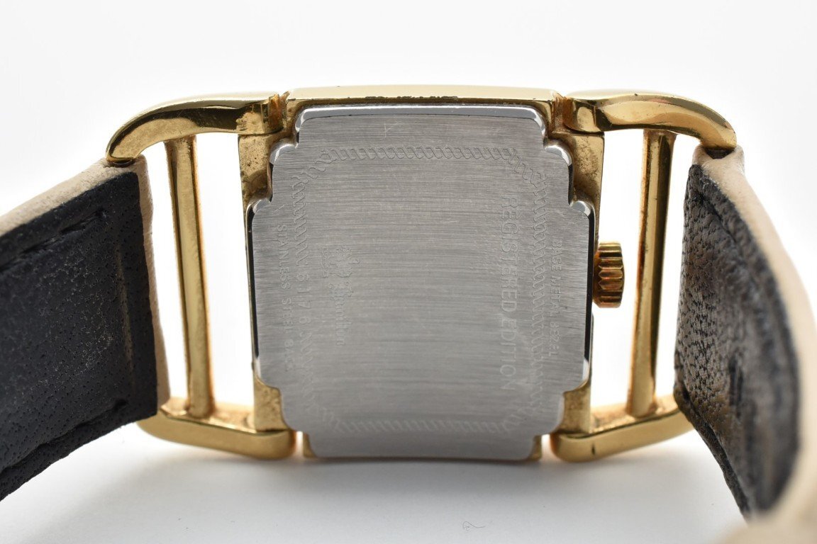 ハミルトン 6176 スクエア ゴールド クォーツ レディース 腕時計 HAMILTON(ハミルトン)｜売買されたオークション情報、yahooの商品情報をアーカイブ公開 - オークファン ...