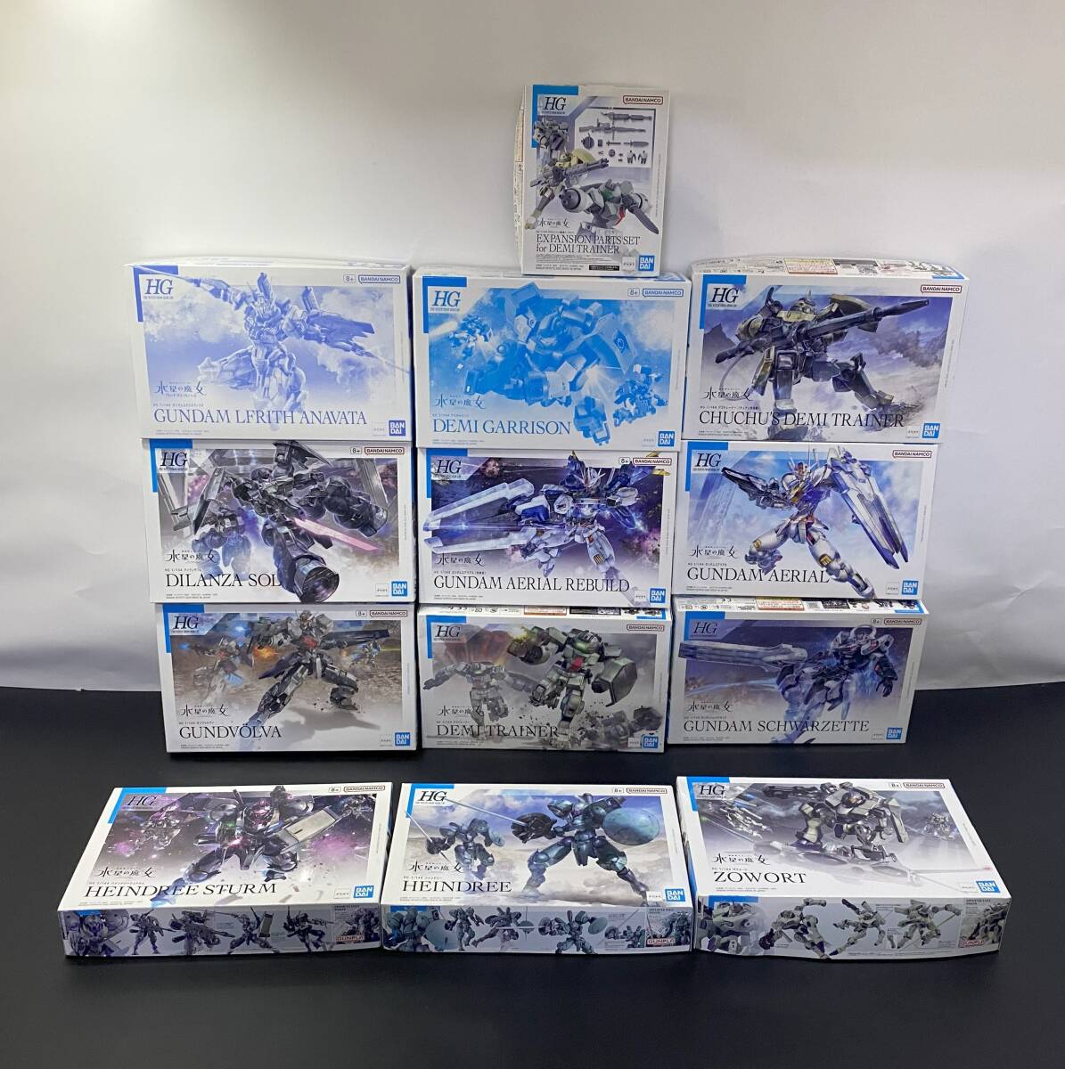 Yahoo!オークション - B118 1円～ 未組立 HG 水星の魔女 まとめて セッ...