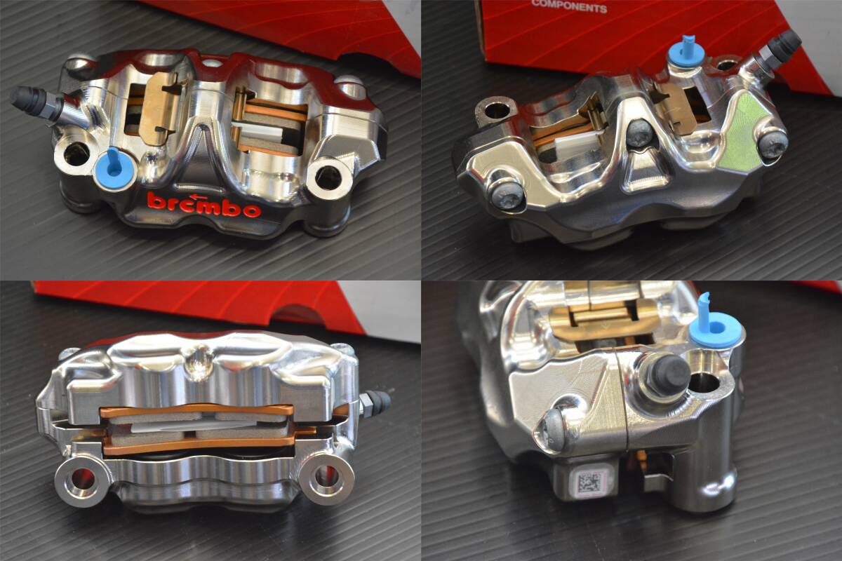 ブレンボCNC削り GP4-RX ラジアルキャリパー 認証用QRコード付き ニッケルコーティング P4 32/32 ピッチ108mm GP4RX 220.B010.10(ブレーキ)｜売買された ...