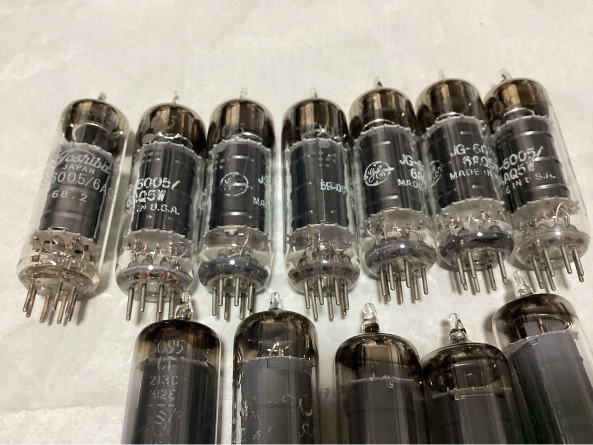 Yahoo!オークション - 真空管 GE SYL 東芝製 6095 6005 6AQ5 12本セッ...
